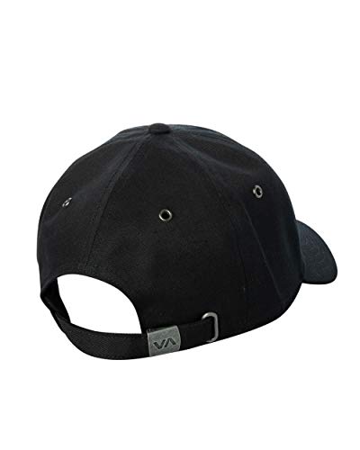 RVCA womens Classic Adjustable Dad Hat Baseball Cap, Dad Hat/Black, One Size US