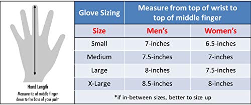 Tourna Tennis Glove-Mens Half, Finger-Large-Right, White (TGH-M-L-R)