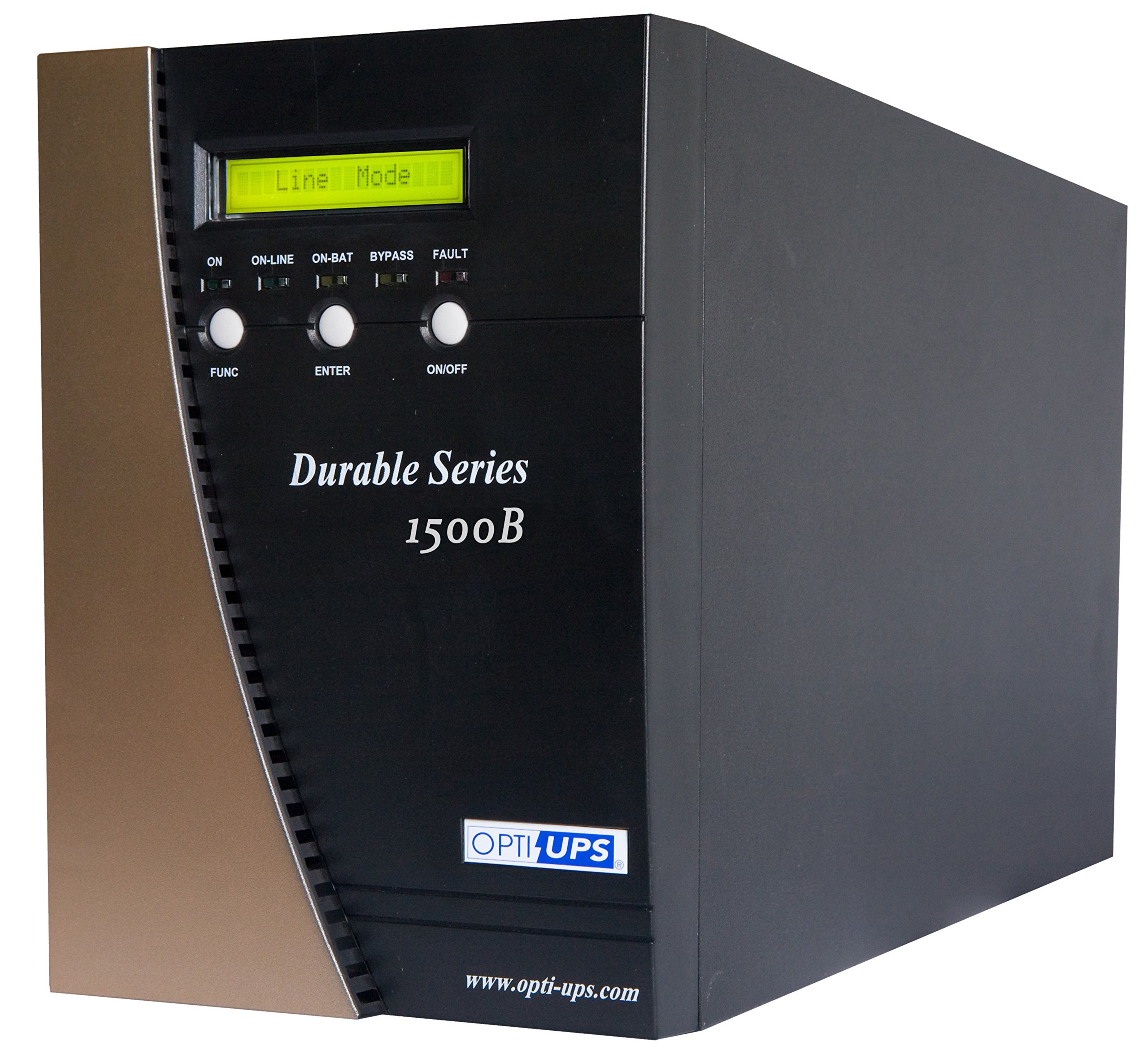 OPTI-UPS DS1500B Durable Series 6-Outlet On-Line Uninterruptible Power Supply (1050W, 1500VA)