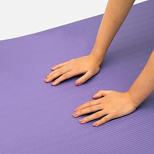 SOBEYO Yoga Mats 1/2-Inch Extra Thick/w Carrying Strap High Density All Purpose Exercise Sport Fitness Green