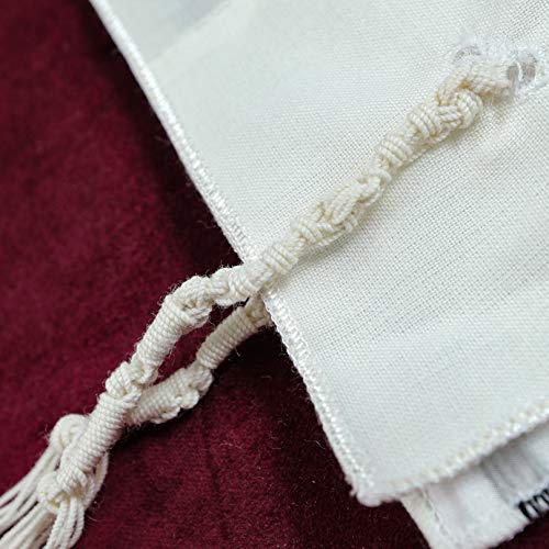 TALITANIA Chabad tzitzis Wool tallit katan tzitzit kesher chabad Avodas Yad with Packaging and Tying by Peer hatchelet (Mens Size 22")