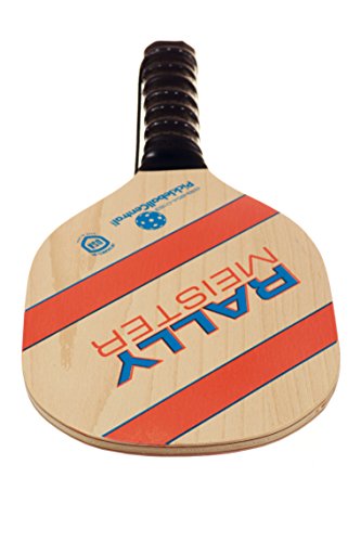 Rally Meister Wood Pickleball Paddle Deluxe Bundle 4 Paddles & 6 Balls