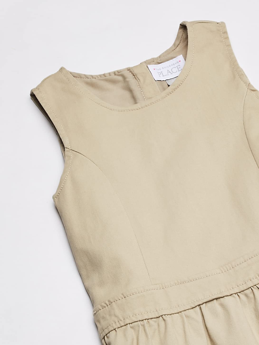 The Children's Place girls Uniform Jumper Dress, Sandy, 5T US