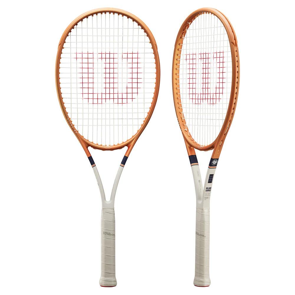 Wilson Blade 98 (16x19) v7 Roland Garros Edition Tennis Racquet (4-3/8)