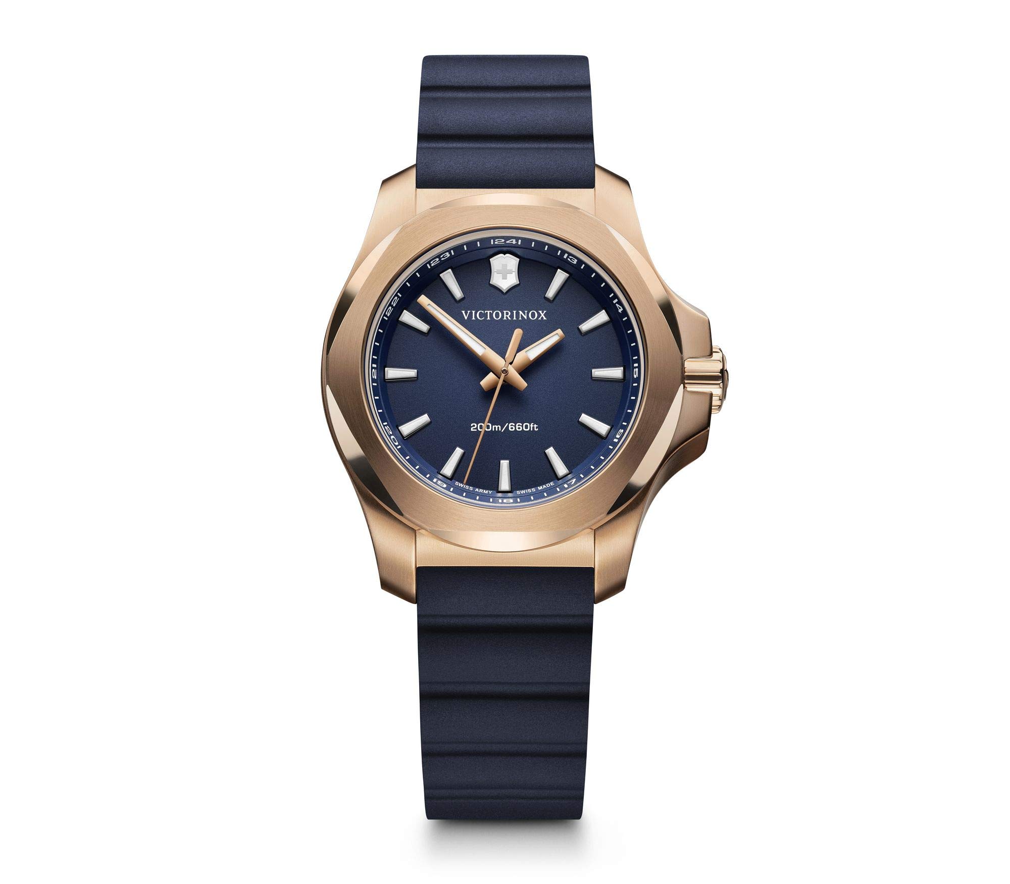 Victorinox I.N.O.X. V Watch with Mini Champ Alox Pocket Knife Blue 37 mm