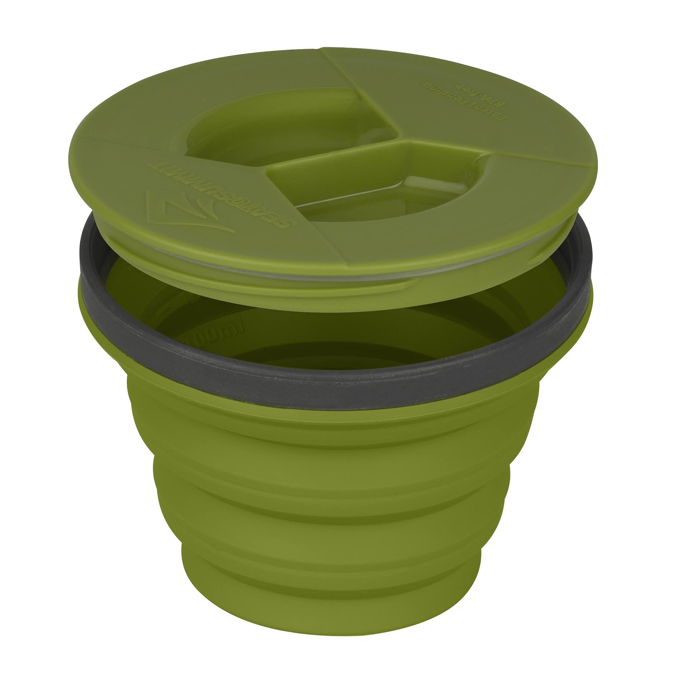 Sea to Summit X-Seal & Go Collapsible Food Storage Container, XL (28.8 oz), Rust
