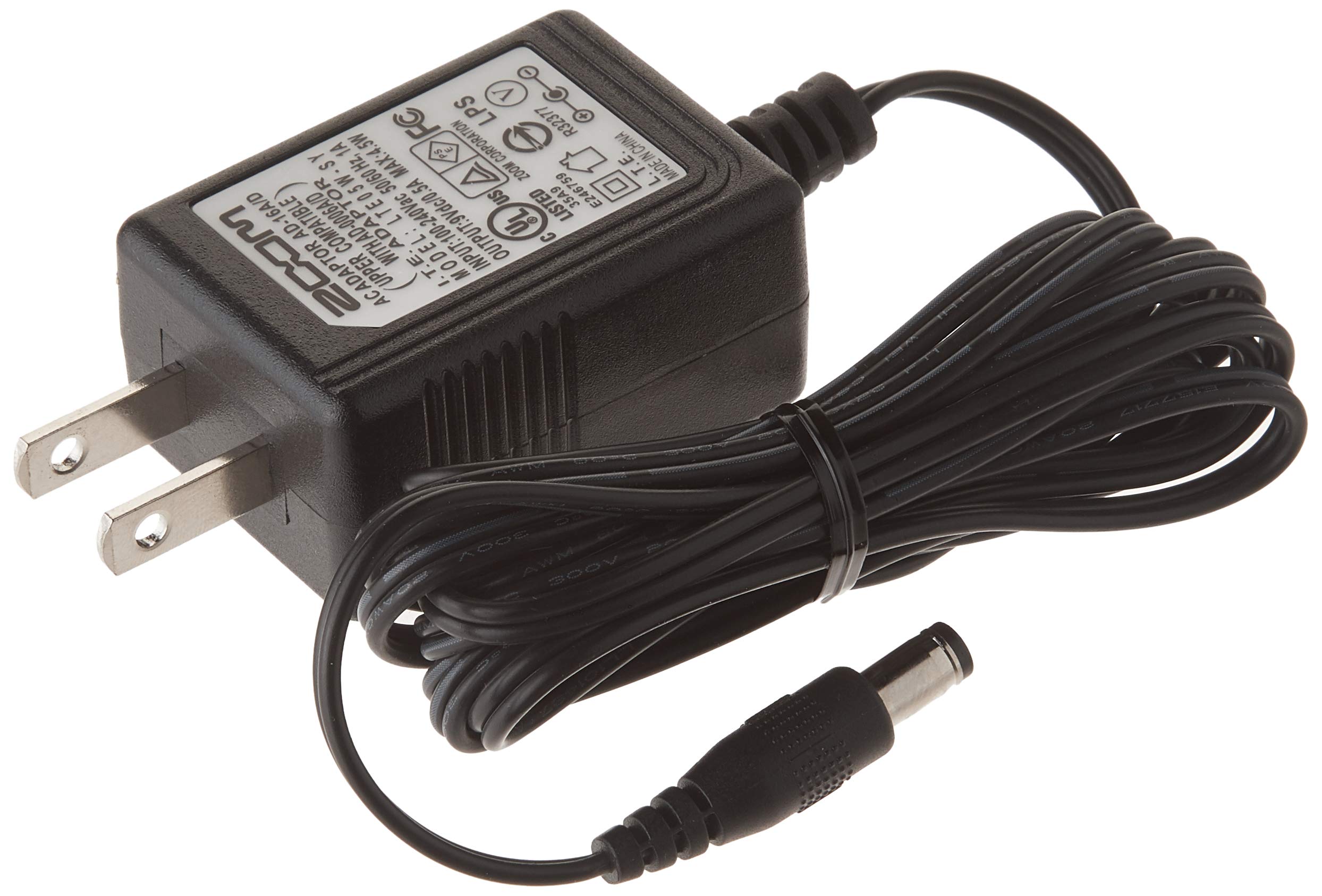 Zoom B1X FOUR Bass Guitar Multi-Effects Processor with Expression Pedal & AD-16 AC Adapter, 9V AC Power Adapter Designed for Use with Guitar, Bass, and Acoustic Effects Pedals