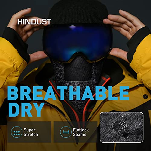 THINDUST Winter Balaclava Ski Mask for Men Women, Thermal Fleece Windproof Breathable Full Face Mask Neck Warmer