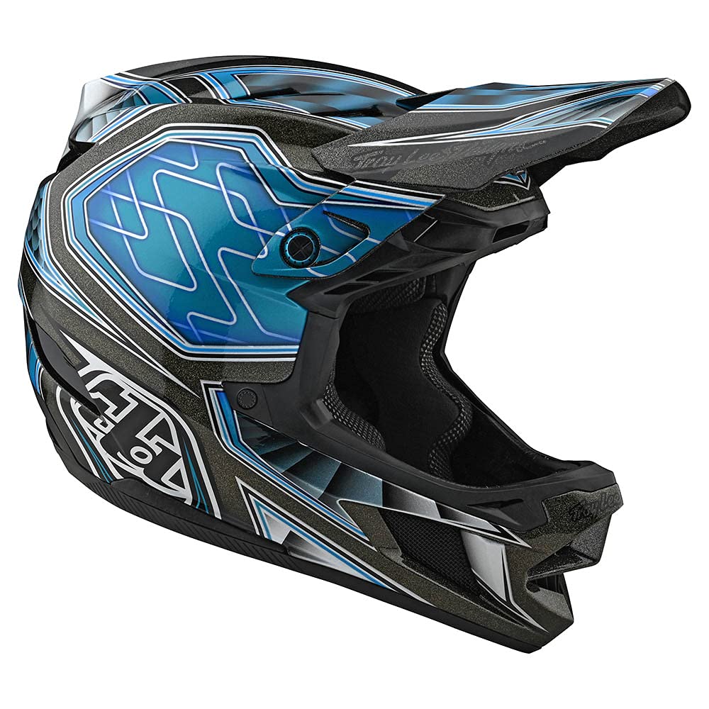 Troy Lee Designs Adult|Downhill|Bicycle|BMX|Full Face D4 Composite Helmet Low Rider W/MIPS (Teal, XL)