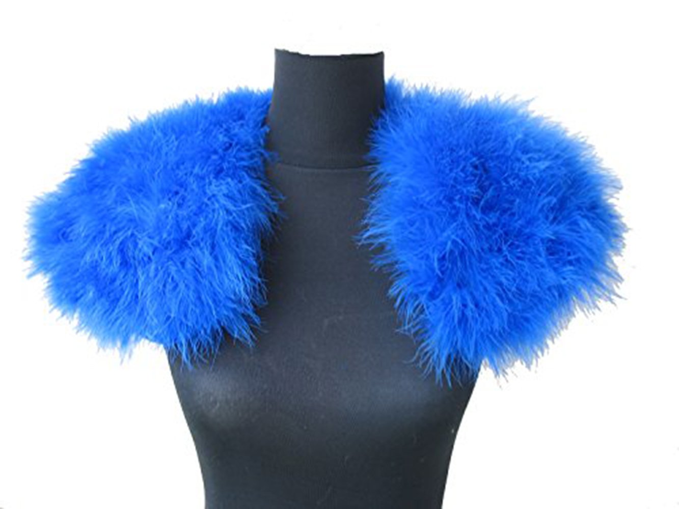 Real Ostrich Feather Bridal Shawl Cape Fluffy Wedding Party Only Fit Less Than 40cm Shoulder Width