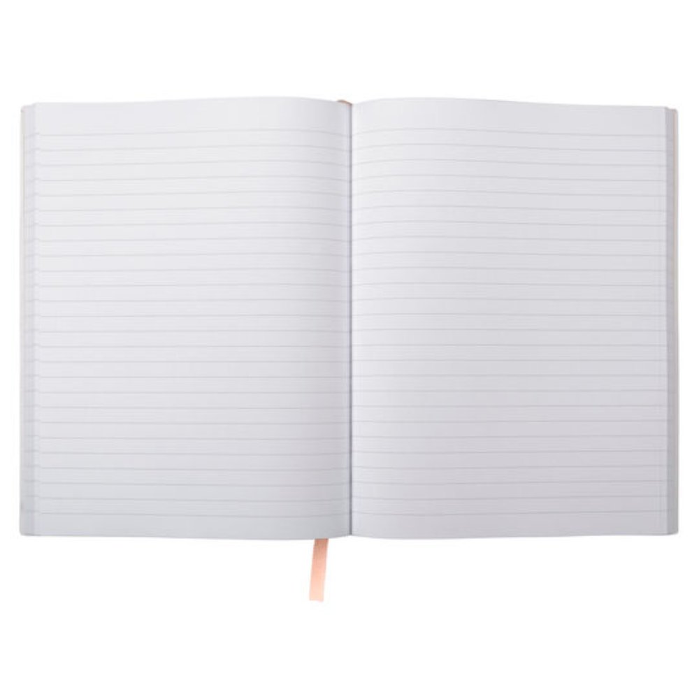 Pink Soft Cover Llama Themed Lined Journal Notebook 6" x 8"