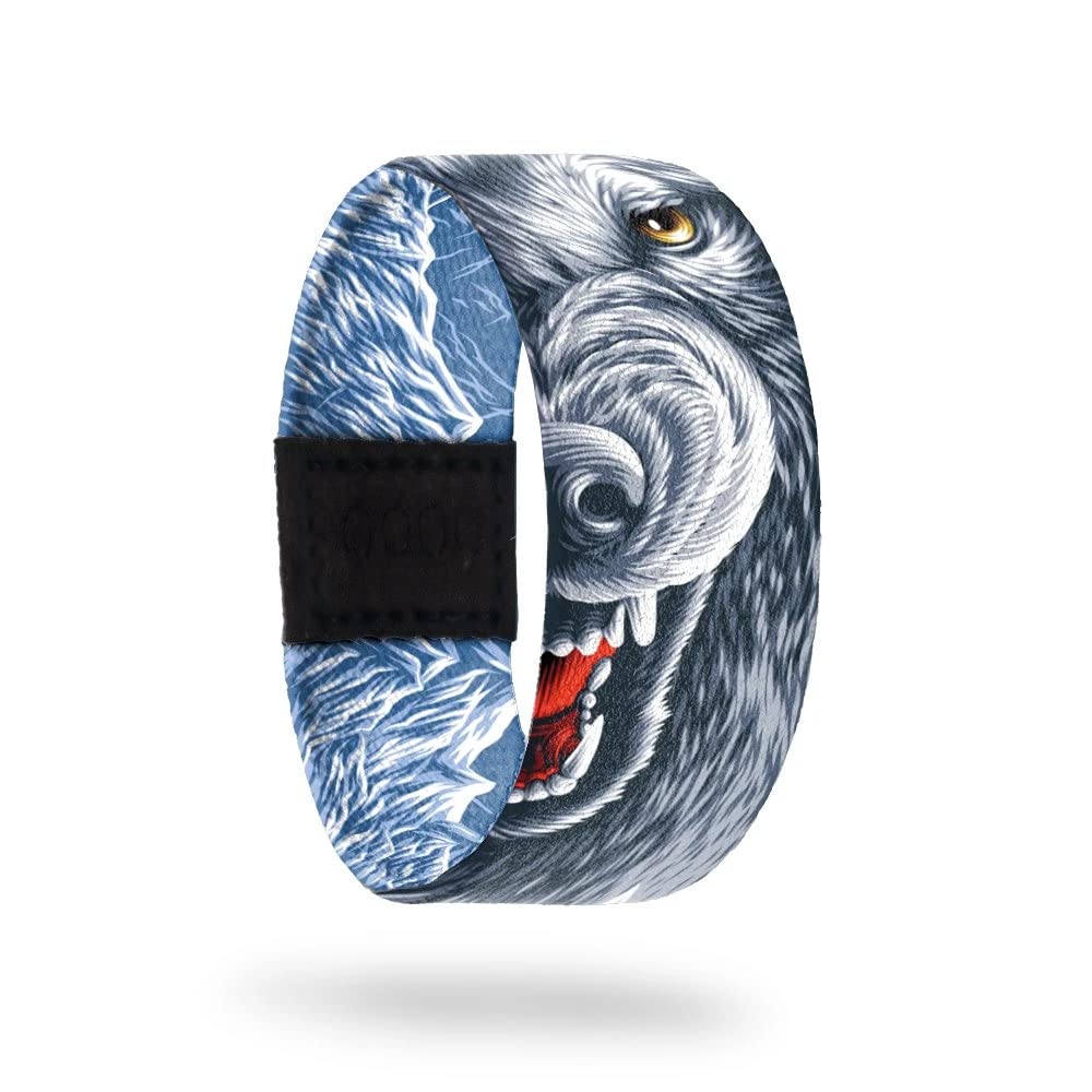 ZOX Bracelets β The One You Feed | Stretchy Elastic Band with Motivational Affirmations and Beautiful Artwork, Great Gift for Men, Women, and Kids (Medium)