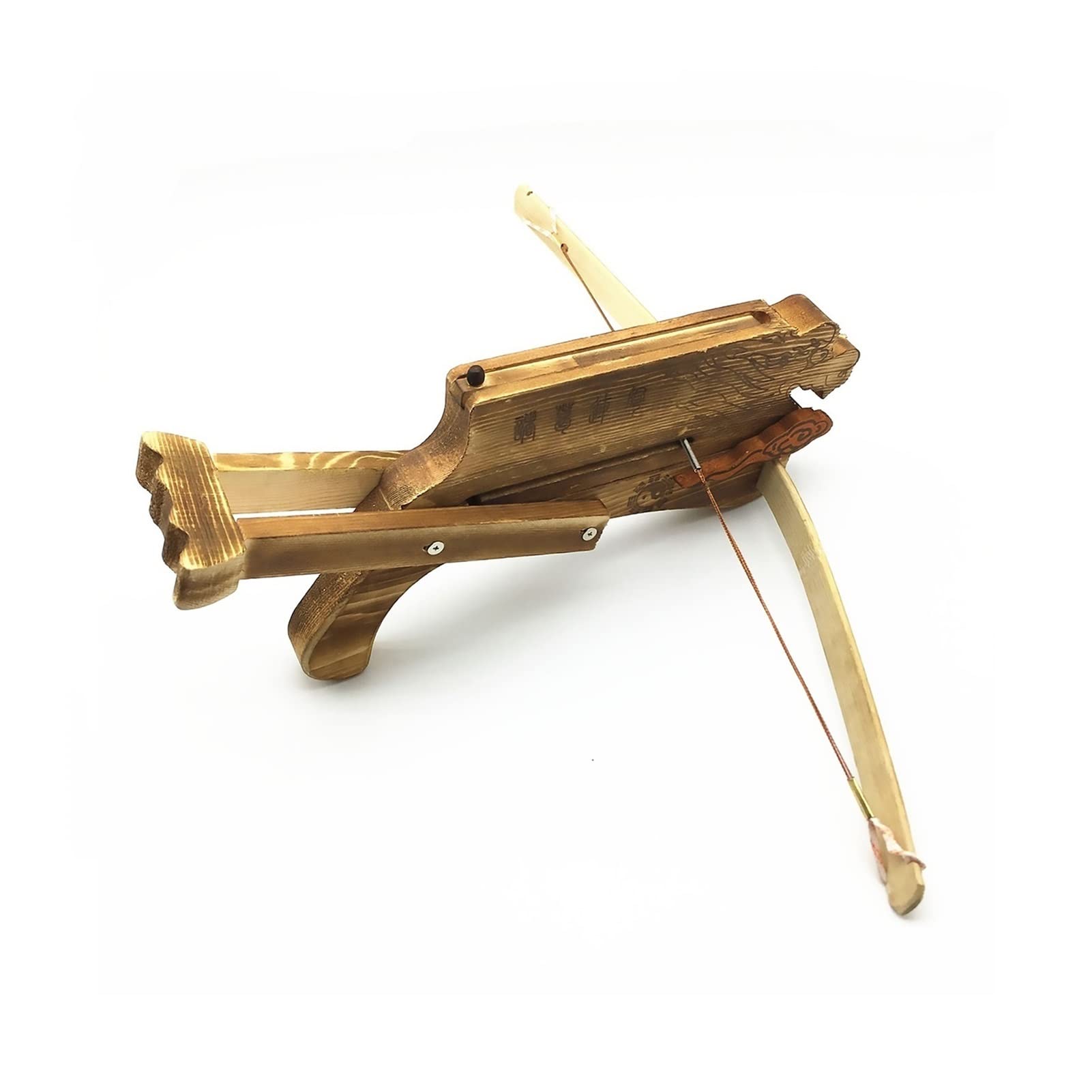WEGONAUP Wooden Crossbow Shooting Toy Outdoor Shooting Multiple Arrow Repeating Soft Rubber Non - Lethal Arrow