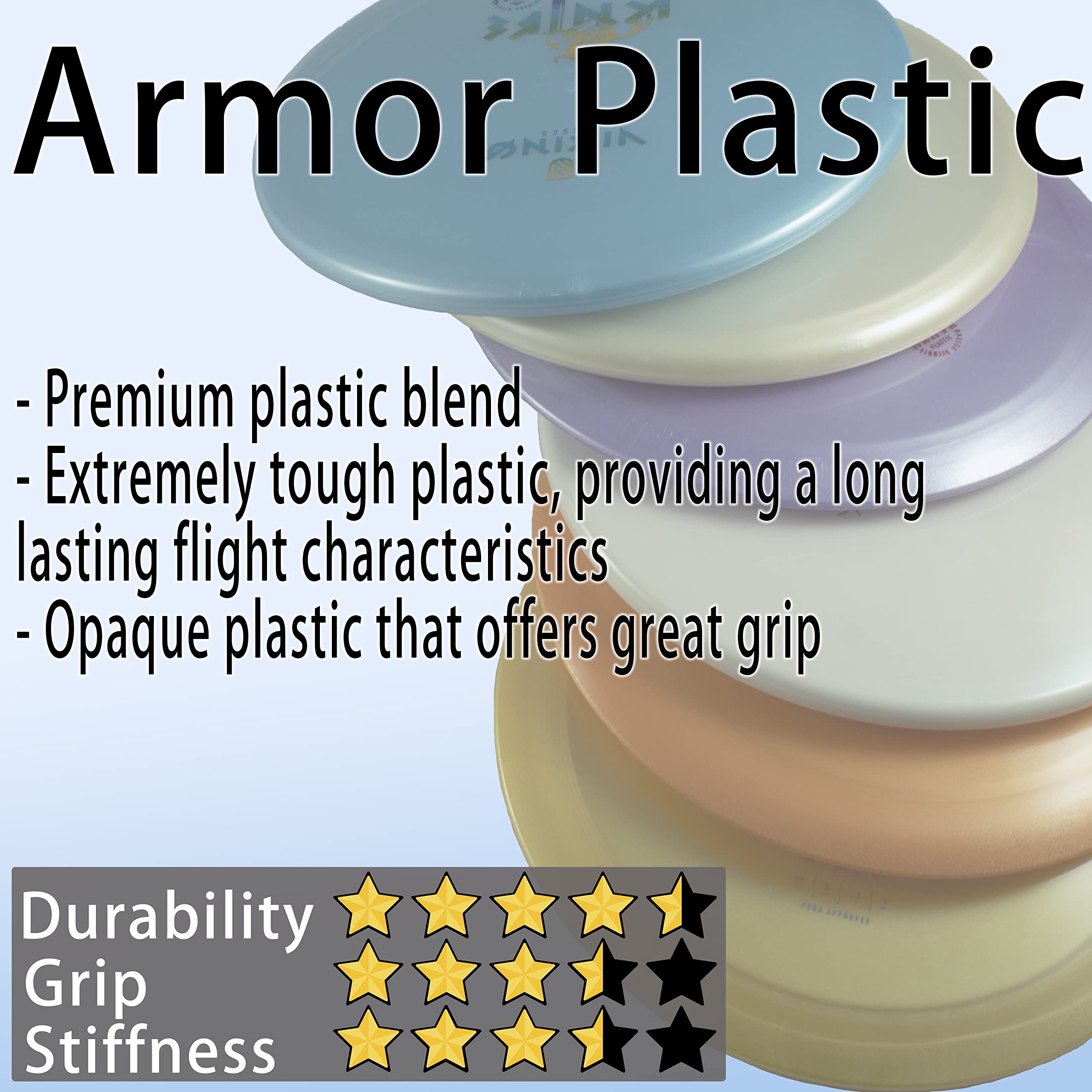 Viking Discs Fenrir Armor Plastic| Distance Driver |Intermediate Disc Golf Driver [Stamp Color & Color Shade May Vary] (173-176g, Brown)
