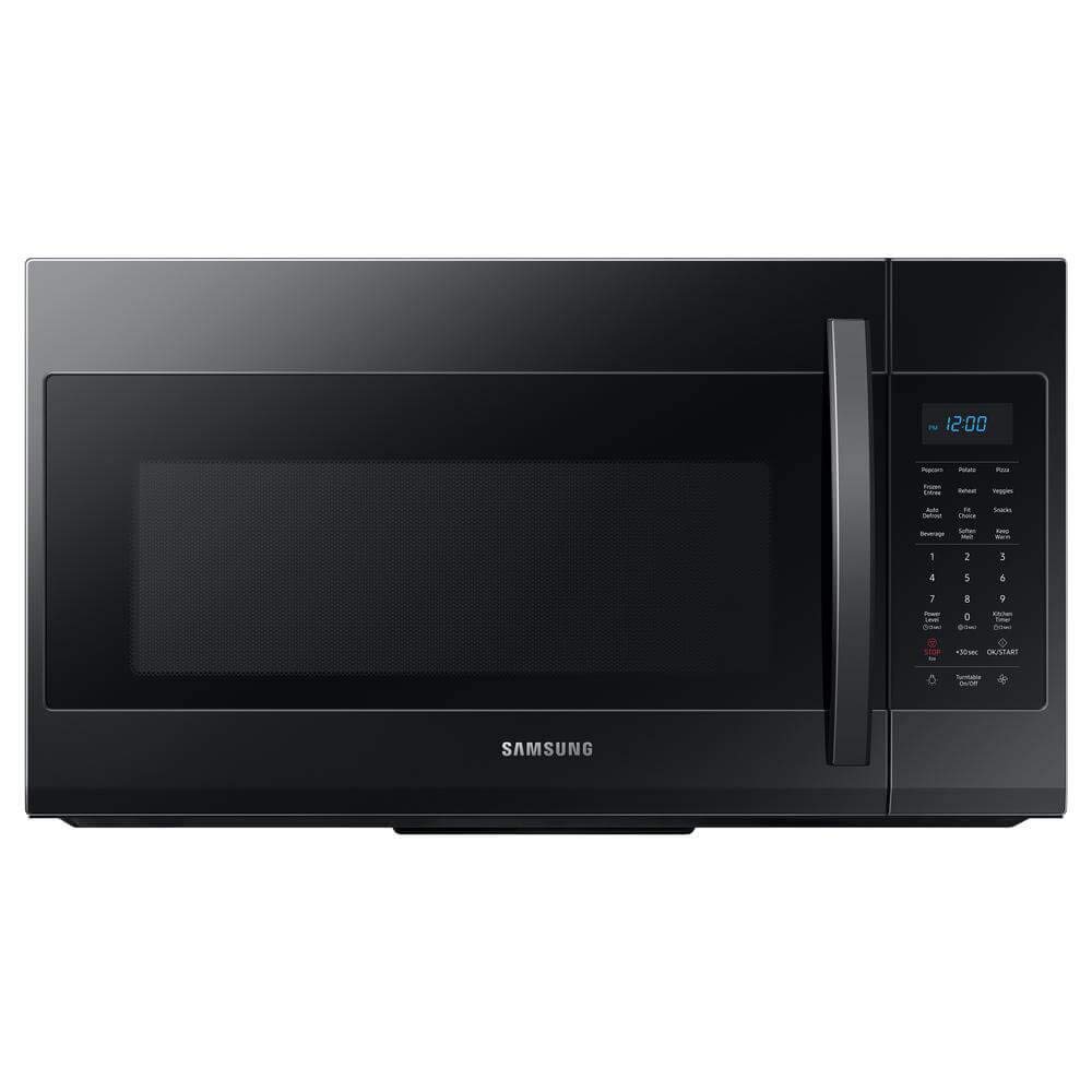 Samsung ME19R7041FB 1.9 Cu.Ft. Black Over The Range Microwave