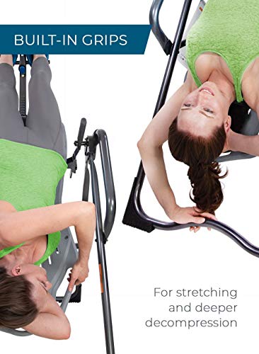 TEETER FitSpine X3 Inversion Table, Deluxe EZ-Reach Ankle System, Back Pain Relief Kit, FDA-Registered (Renewed X3)