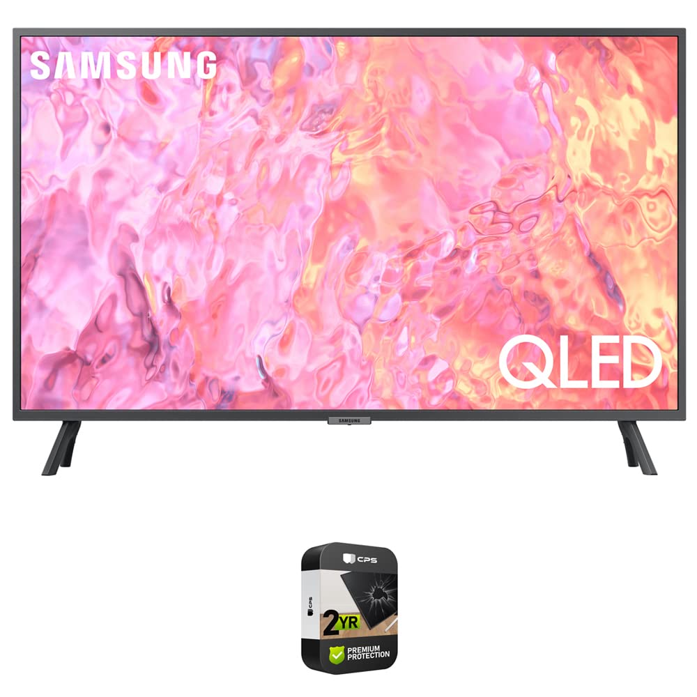 SAMSUNG Q60 QLED 4K Smart TV Bundle with 2 YR CPS Enhanced Protection Pack (2023 Model) (2023, 70 Inch)