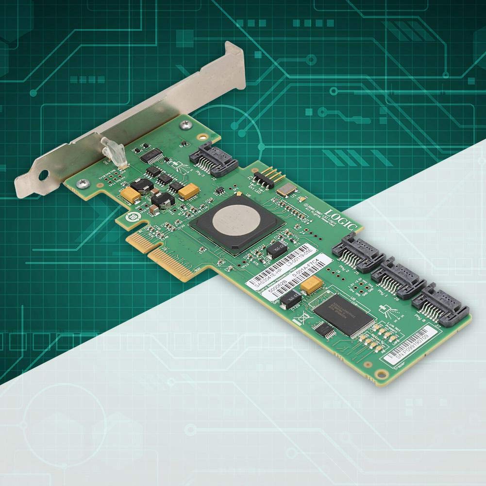 SAS3041E Array Card, 1000MB,s 4 Channels LSISAS1064E LSI SAS3041E HP 4 Port SAS Card for HP Version 4 Port SAS RAID Array Card Controller for RAID