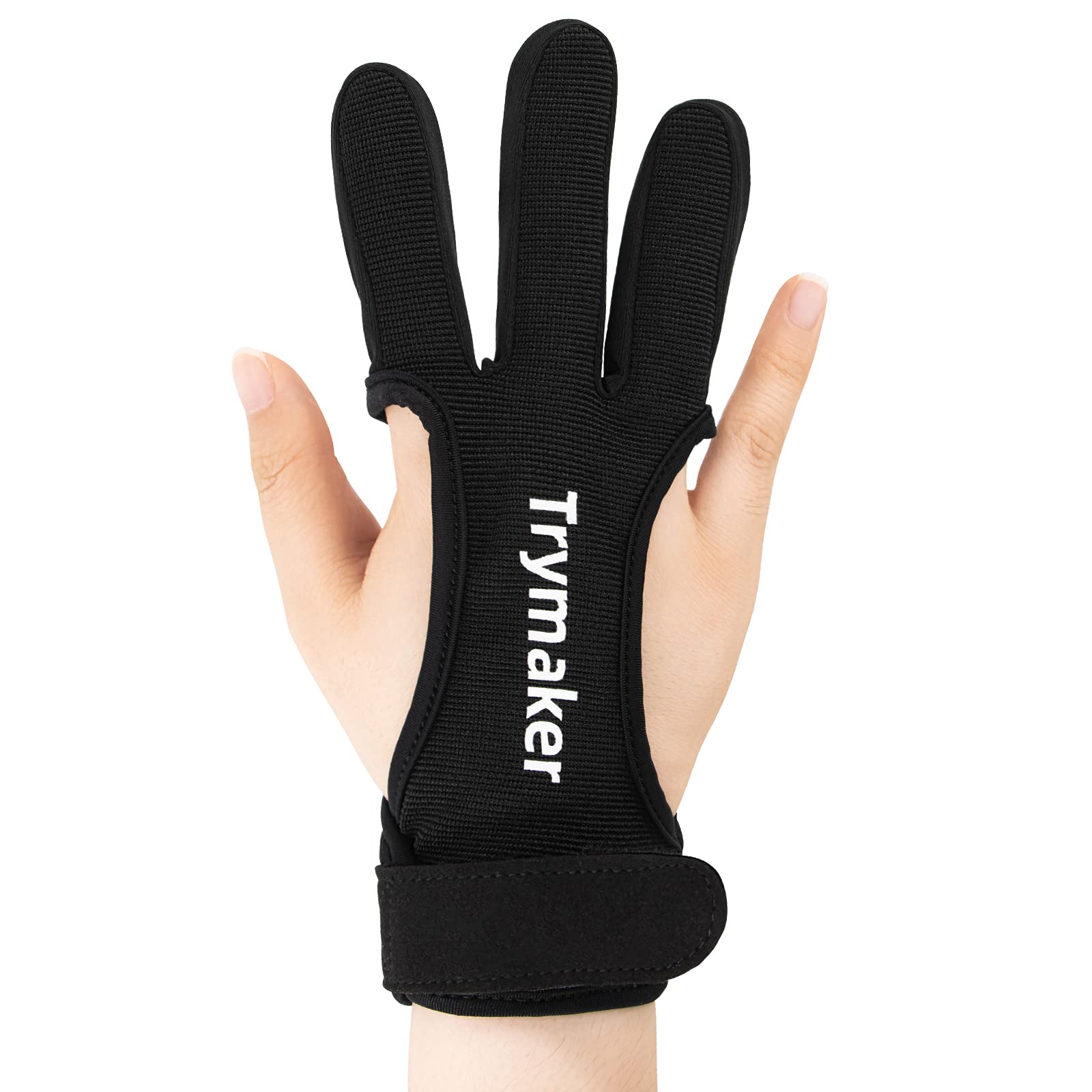 Trymaker Archery Glove,Protective Gloves for Recurve Bow and Compound Bow Men and Women,Finger Tab for Hunting Bow with Archery Equipment and Accessories,S,M,L,XL Size