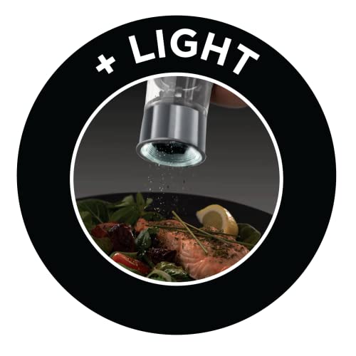 Russell Hobbs Battery Powered Salt and Pepper Grinders 23460-56 - Stainless Steel and Silver