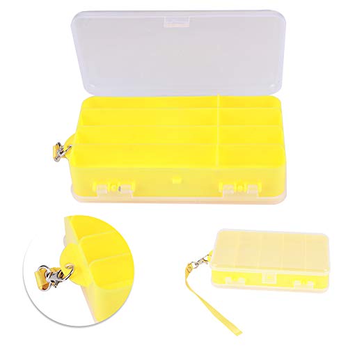 Sturdy Fishing Tackle Box, Bait Hooks Organization Solutions 18x10.2x4.8cm/7.1x4x1.9inch Lure Bait Hooks ABS