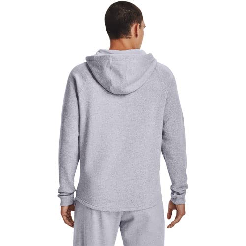 Under Armour Men's Baseball Graphic Hoodie 21, Mod Gray Light Heather (011)/Black, Large