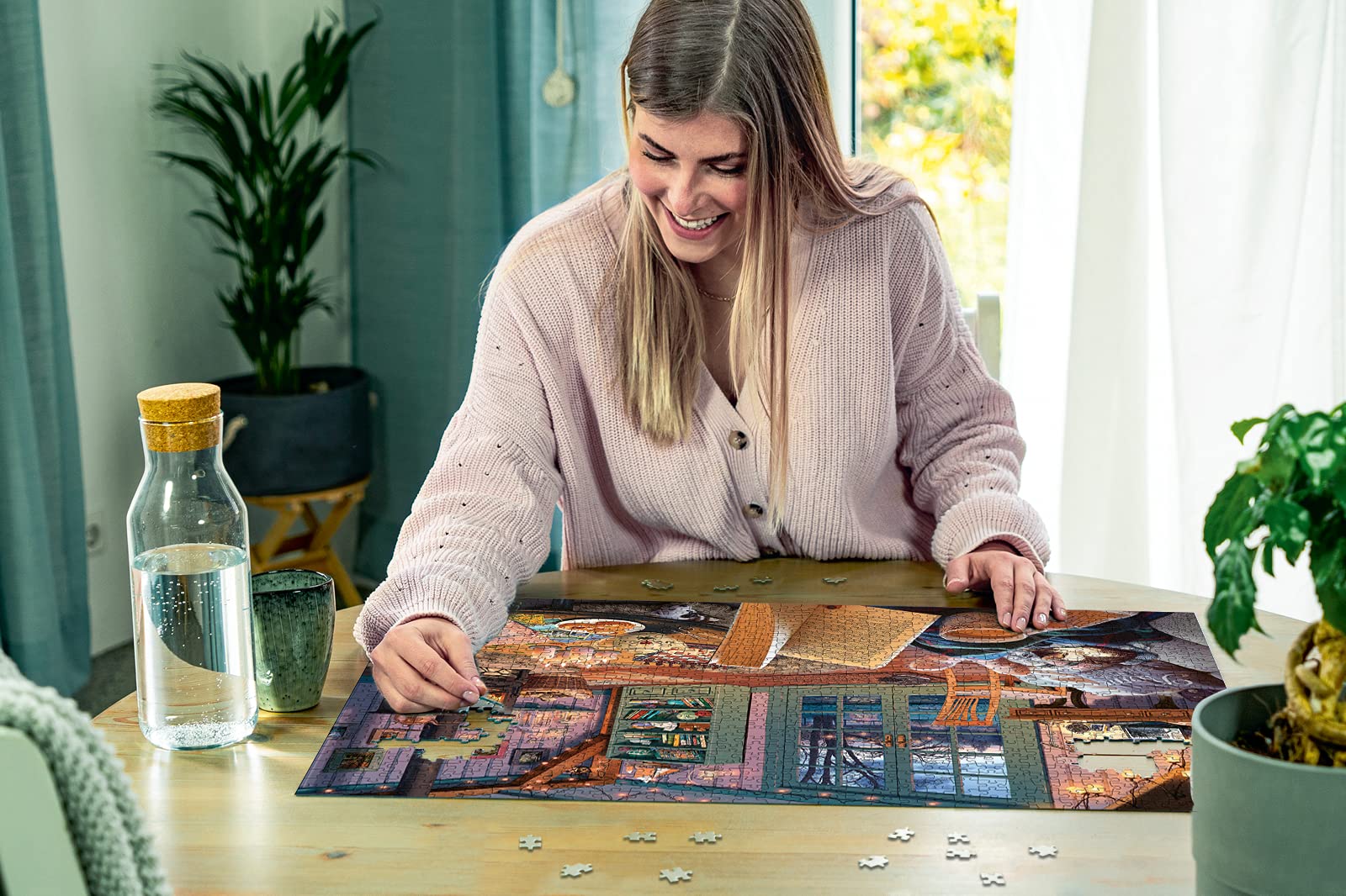 Ravensburger The Cosy Shed (1000 Piece Version of Cozy Retreat) Jigsaw Puzzle for Adults - Every Piece is Unique, Softclick Technology Means Pieces Fit Together Perfectly
