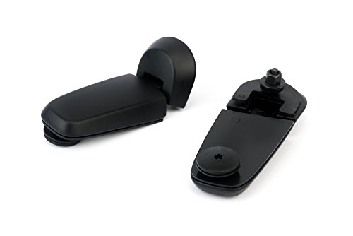 Rear Window Hinge Set (Left and Right) - Compatible with Ford Explorer and Mercury Mountaineer 2002-2005 - Replaces 3L2Z-78420A69-AC, 3L2Z-78420A68-AC, 924-160 - Rear Glass Hinges