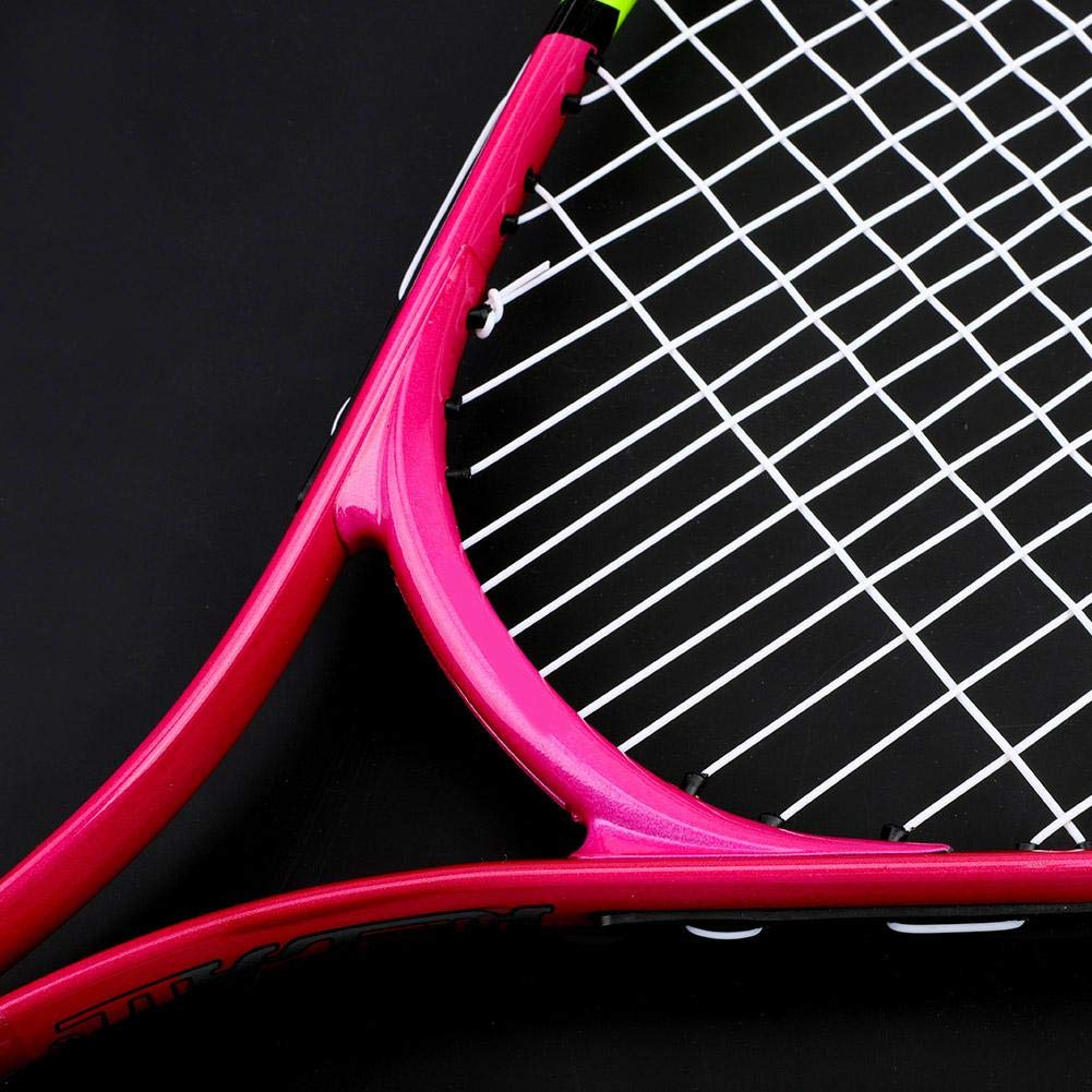 Tennis Racket TOPINCN Super Junior Tennis Training Racquet for Kids Beginners Training Practice - 1 Carrying Bag Included(Rose Red)