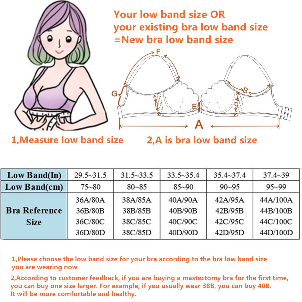 Sibrawom Mastectomy Bra with Pockets for Women Silicone Breast Prosthesis Everyday Bra Women