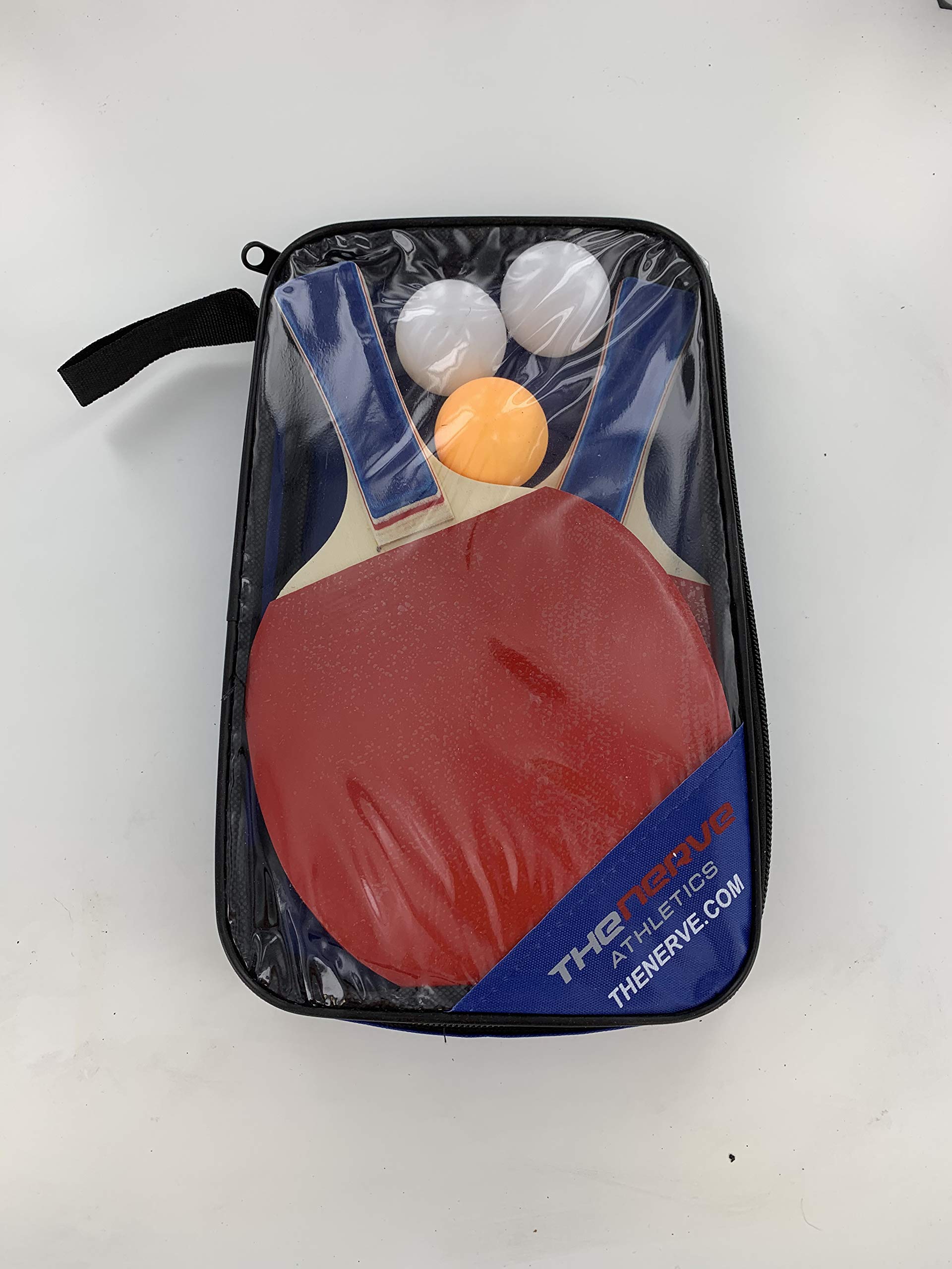 Table Tennis Set - 2 Paddles, 3 Balls - by The Nerve Athletics