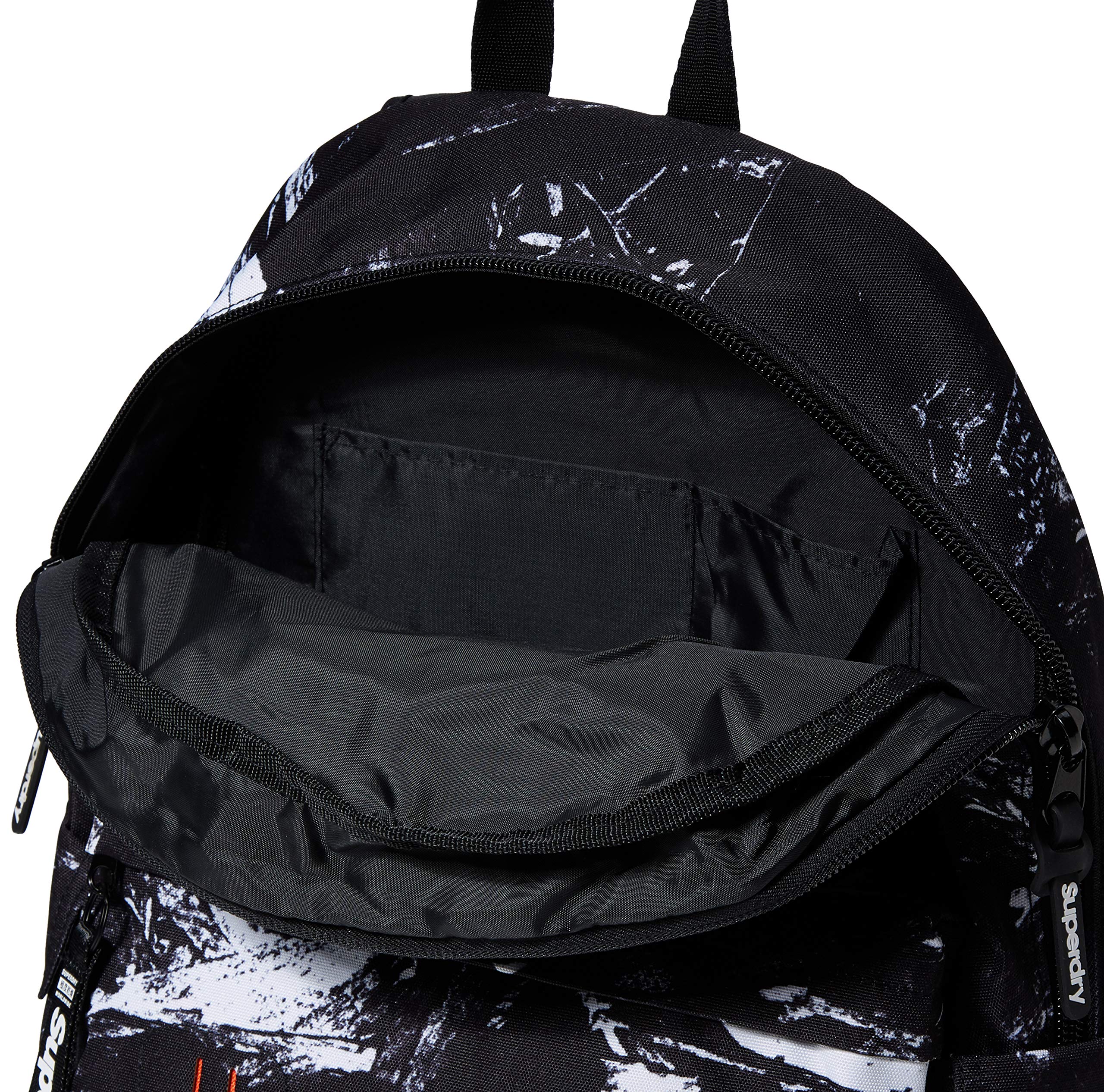Superdry Men's Backpack, Black (Black Print), 30x20x44 Centimeters (W x H x L)