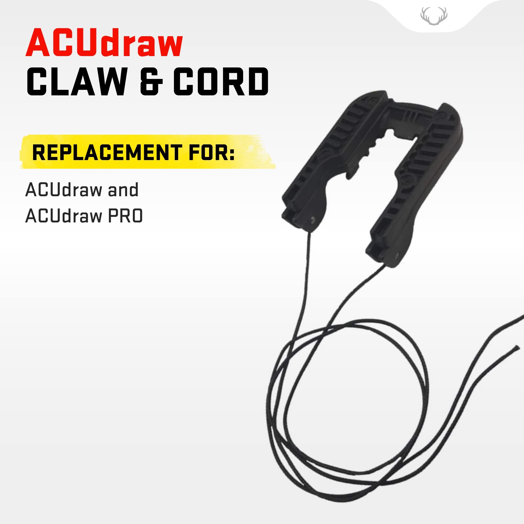 TenPoint ACUdraw Claw with Self-Centering Draw Cord - For Consistent Cocking with Less Wear on the Bowstring - Not Compatible with ACUdraw 50