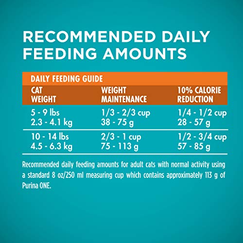 Purina ONE High Protein, Healthy Weight Dry Cat Food, +Plus Ideal Weight With Turkey - 7 lb. Bag