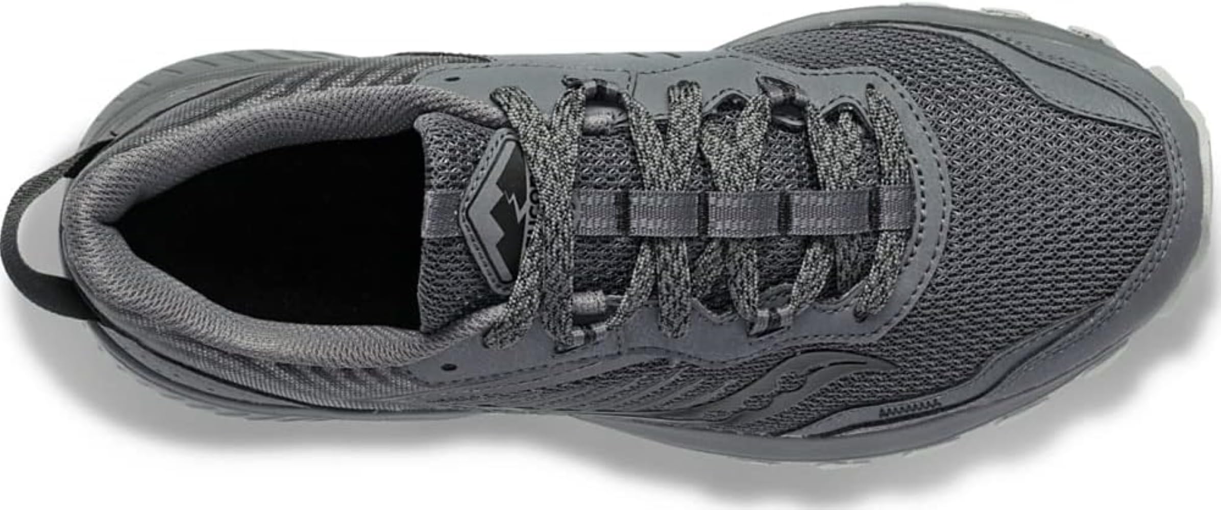 Saucony Men's Excursion TR15 Trail Running Shoe, Shadow/Black, 14 W