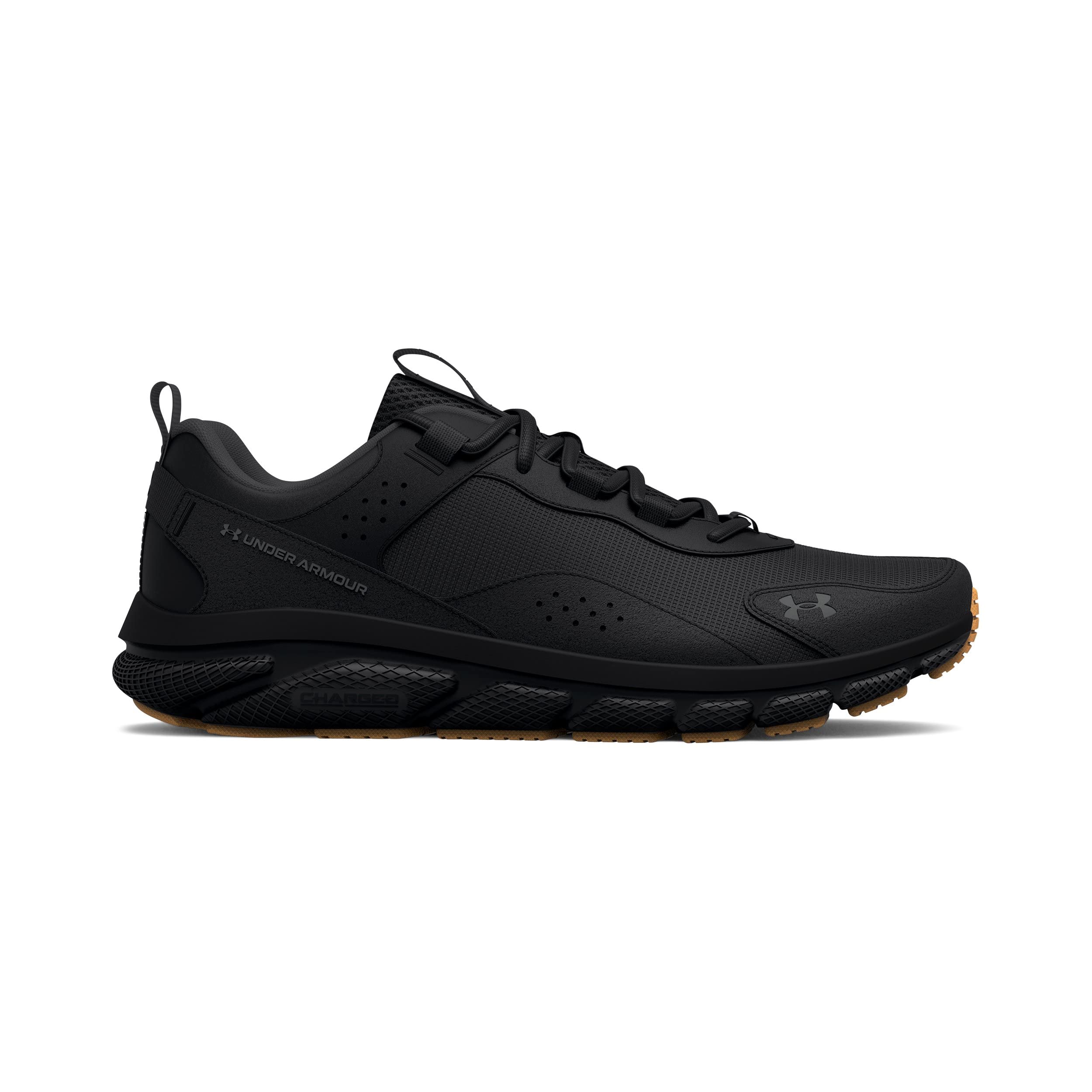 Under Armour Men's Charged Verssert, Black/Black, 11 Medium US