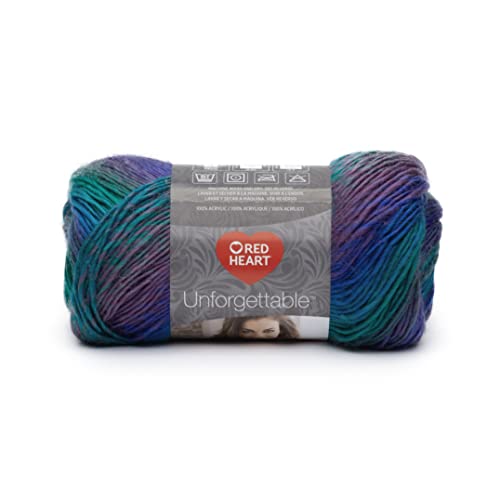 Red Heart Boutique Unforgettable Dragonfly Yarn - 3 Pack of 100g/3.5oz - Acrylic - 4 Medium (Worsted) - 270 Yards - Knitting/Crochet