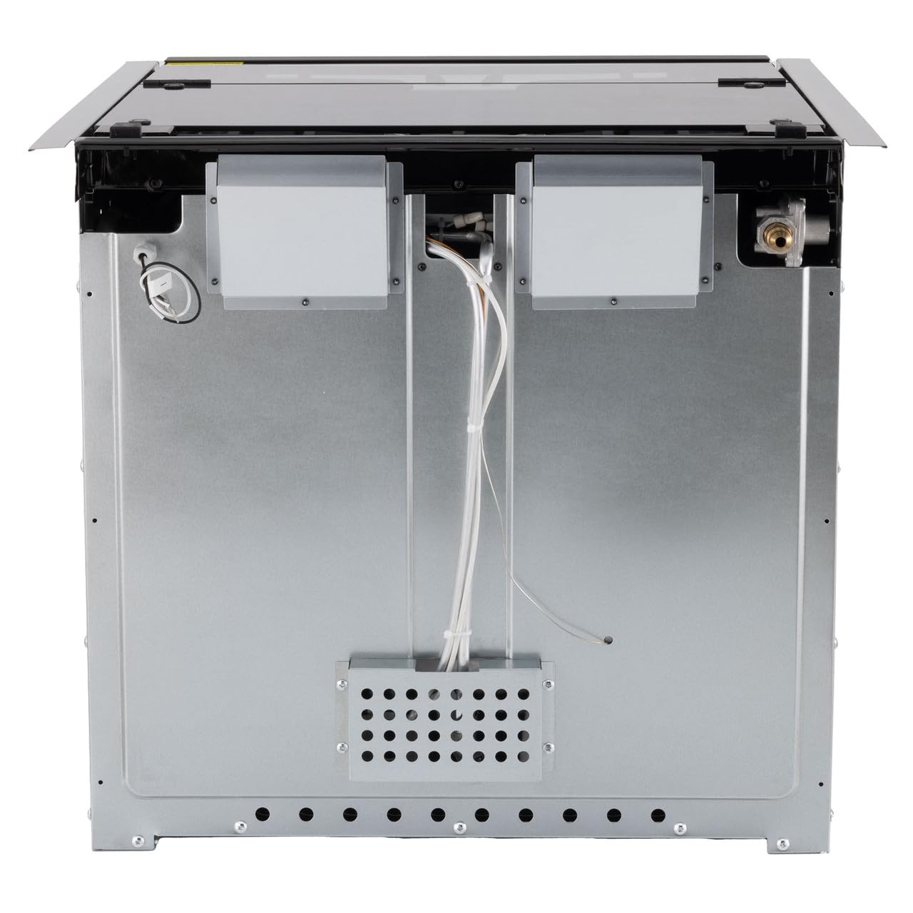 RecPro RV Stove Black Finish | Gas Range 21" Tall | 6500 and 8000 BTU Three Burner | 7100 BTU Oven with 1.8 Cu. Ft. Capacity | Optional Range Hood