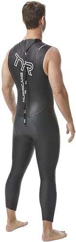 TYR Men's Hurricane Wetsuit Cat 1 Sleeveless, Black, M/L