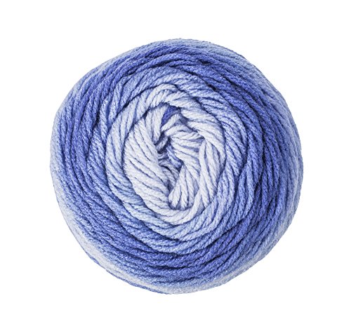 RED HEART E305.3963 Super Saver Ombre Yarn, Green Tea