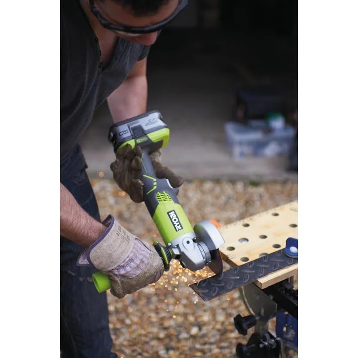 Ryobi R18AG-0 Angle Grinder Battery 18V 115mm 7500 rpm (Body Only)