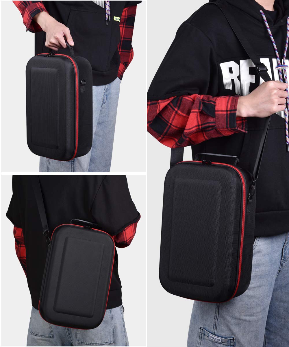 YOSE Hard Travel Case for Oculus Quest 2/Oculus Quest VR Gaming Headset and Controllers Accessories Shockproof EVA Hard Shell Carrying Case Storage Bag(Black)