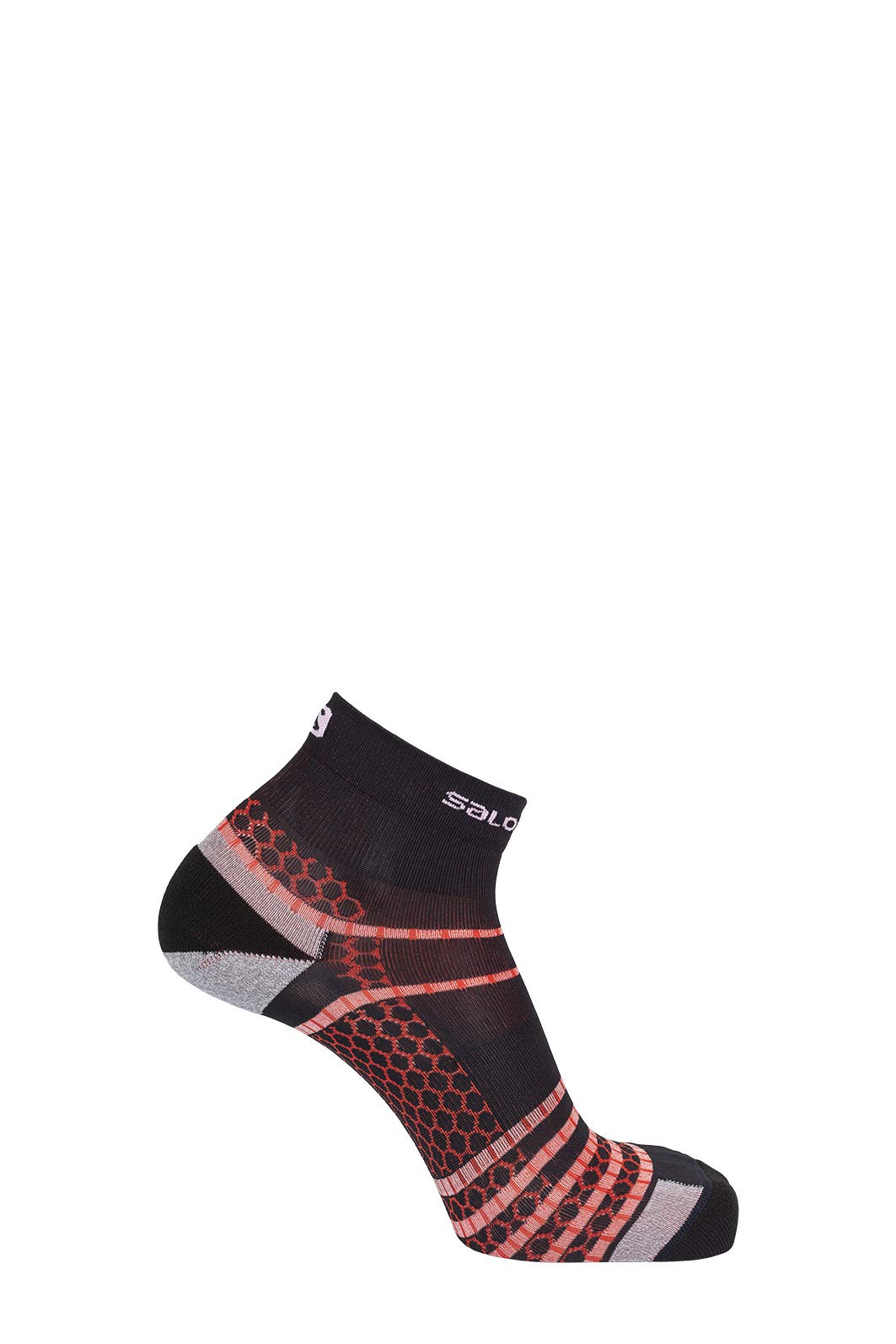 Salomon unisex adult Socks Nso Mid Run Shell Jacket, White/Racing Red, Small US
