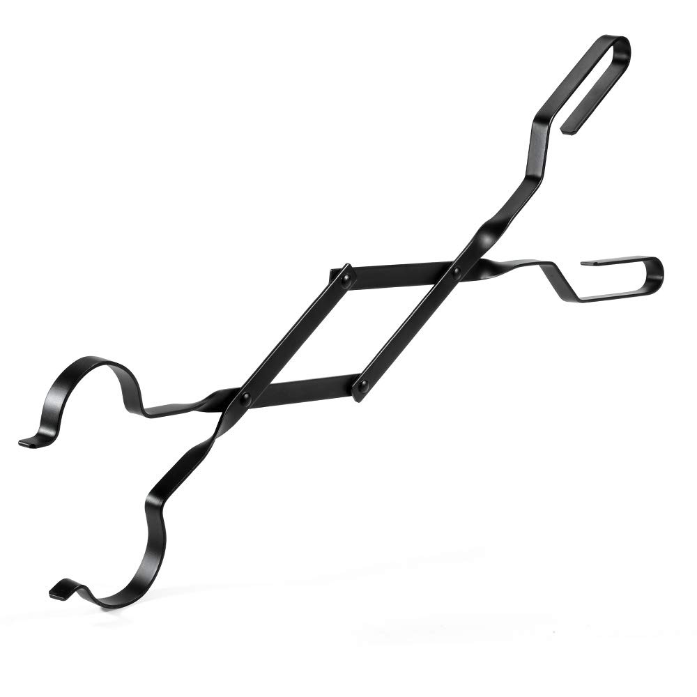 SYNTRIFIC Fireplace Tongs 26 Inch Fire Pit Tools for Outsides Fireplace Tongs Log Grabber Large Fire Pit Tongs Rust Resistant Finish Fireplace Tools for Indoor/Outdoor