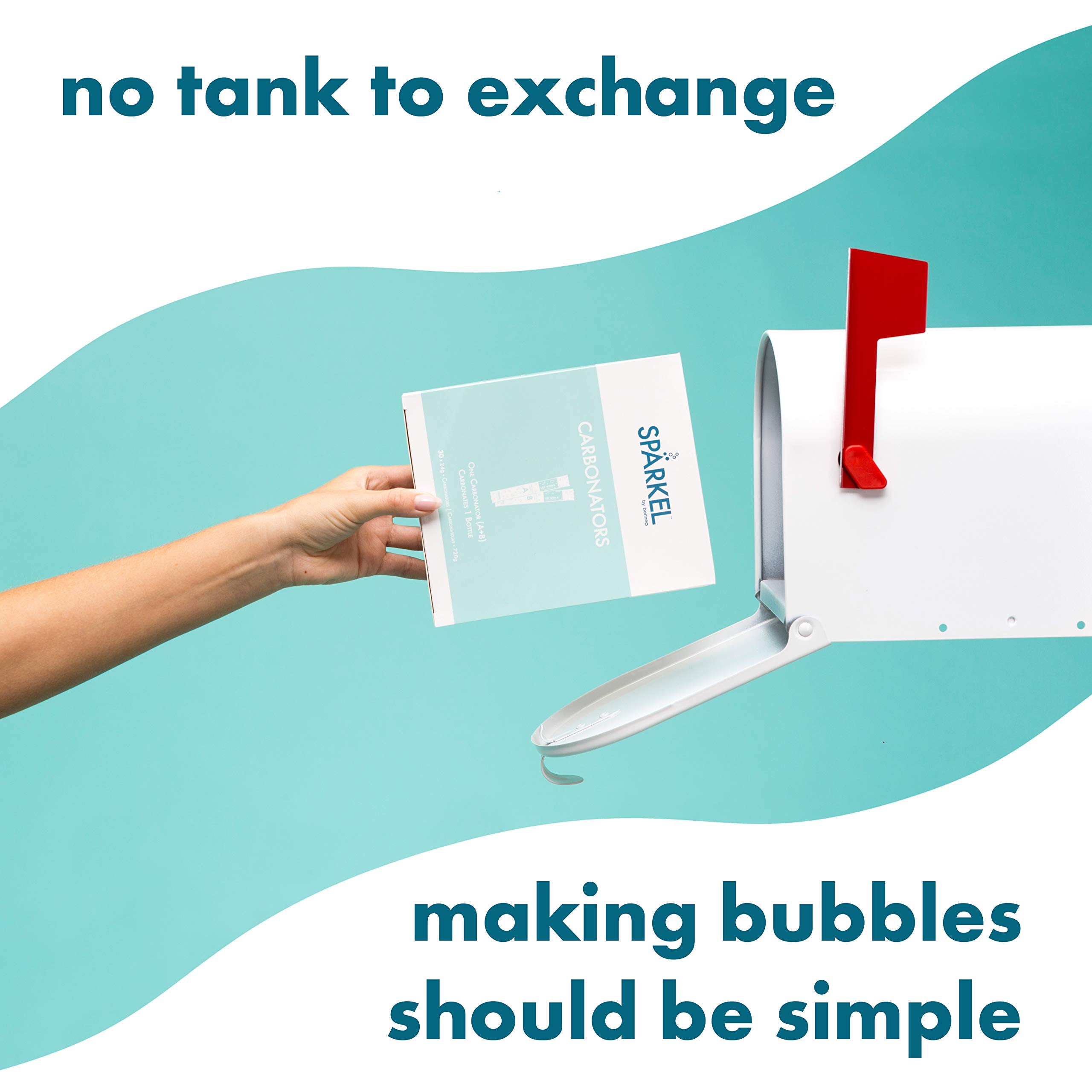 Spärkel Beverage System (Silver) - Sparkling Water and Soda Maker - A New Way of Sparkling - Use Fresh & Natural Ingredients - No CO2 Tank Needed