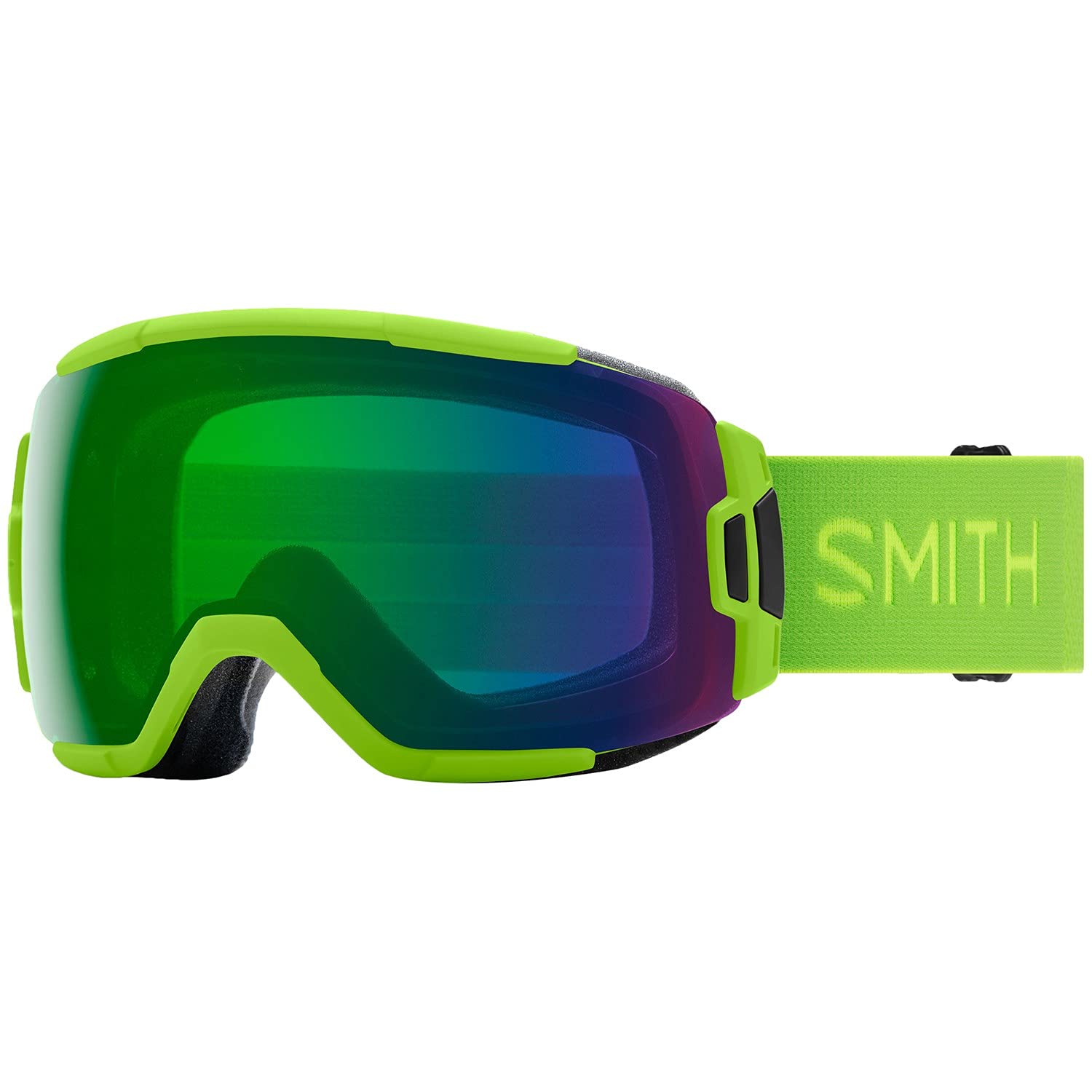 SMITH Vice - Asian Fit Snow Goggles (Limelight, Chromapop Everyday Green Mirror)