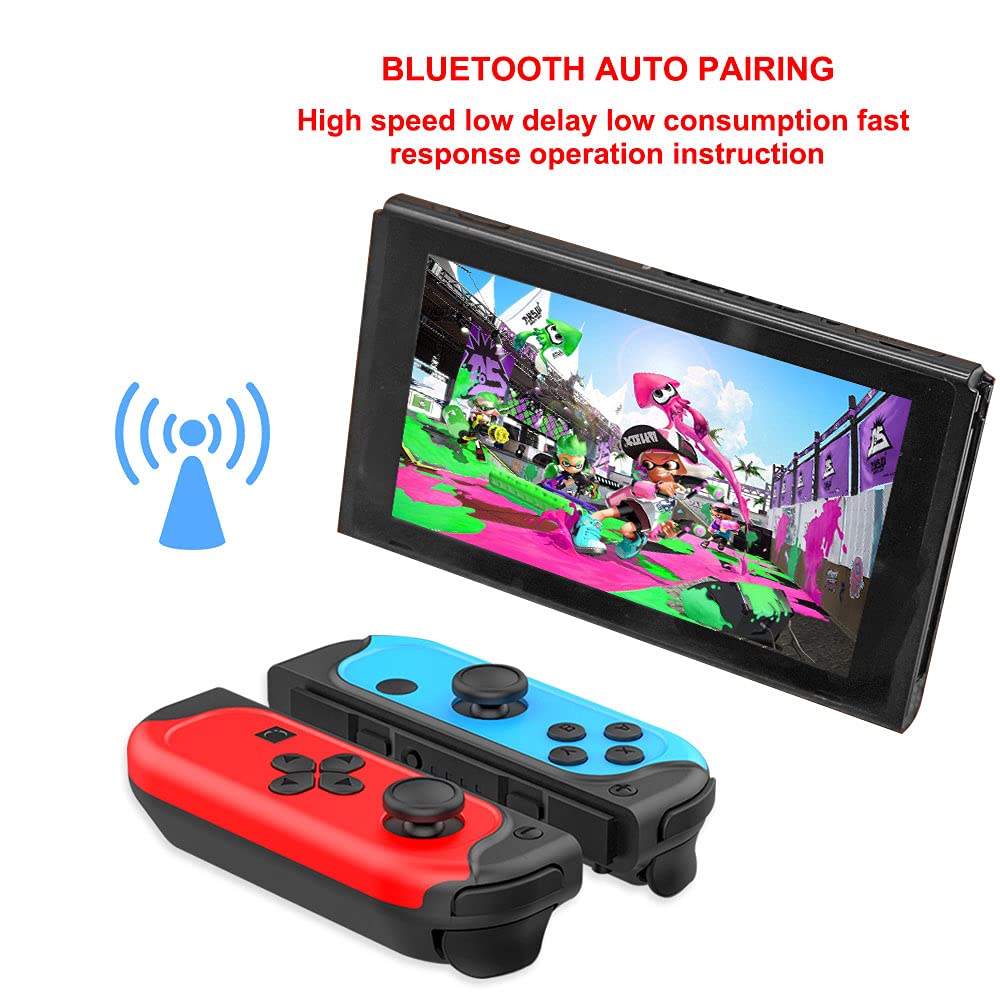 Wireless Switch Joy Pads Controller Compatible with the Switch/Switch OLED,with Turbo Button Ergonomic Hand Joypad Joystick Remote Replacement for Switch/Switch OLED Controller