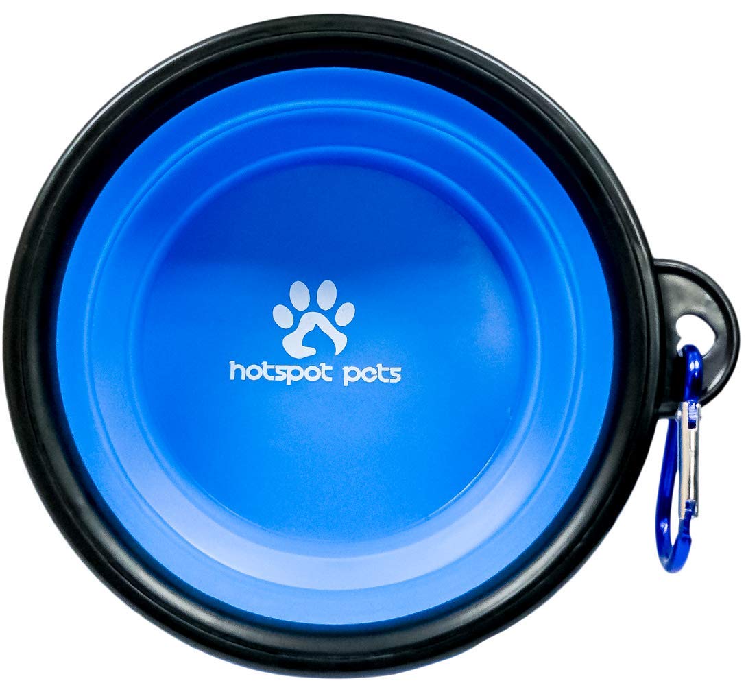 Stella & Chewy's Freeze Dried Raw Dinner Patties Dog Food 2 Pack (28oz Total) Bundle Including Hotspot Pet Travel Bowl - Made in The U.S.A (Chicken)