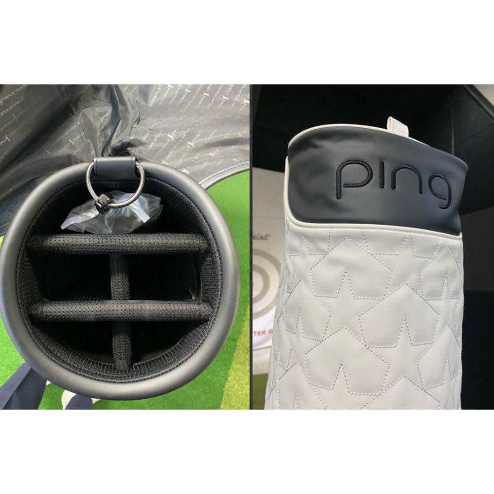 TULGIGS Samyang International Genuine 2021 Ping Sporty Star Wheeled Caddy Bag (WHITE)