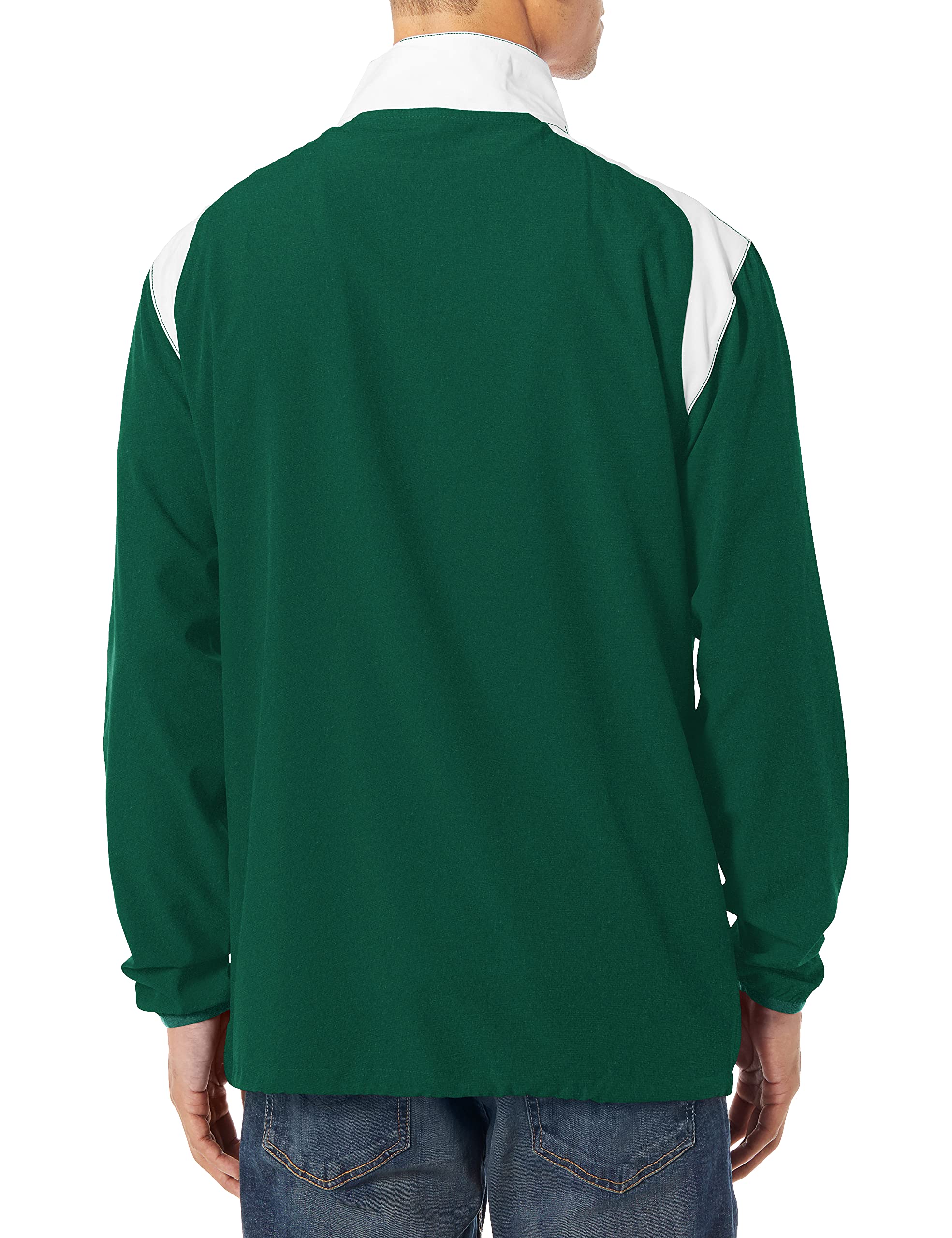 Rawlings Baseball Adult Men's Coaches Batting Practice Long Sleeve Quarter-Zip Jacket, Navy, Large